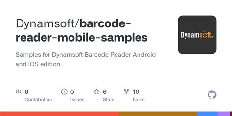 Github Dynamsoftbarcode Reader Mobile Samples Samples For Dynamsoft