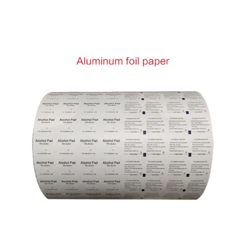 Custom Medicine Using Aluminum Foil Composite Paper Material Packaging Products Alcohol
