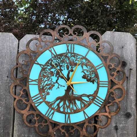 Tree Clock Etsy Tree Clock Etsy
