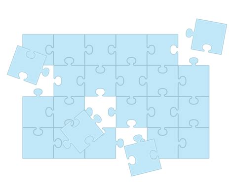 ジグソーパズルのイラスト 無料のフリー素材 イラストエイト
