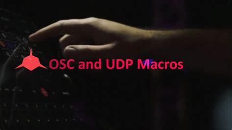 Lightshark Osc And Udp Macros Youtube