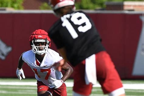 Razorback Report Mbake Gets Secondary Look Whole Hog Sports