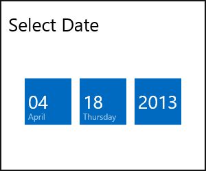 Uwp Datepicker And Timepicker Documentation Display Mode Telerik Ui For Universal Windows