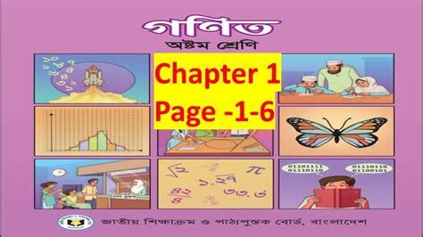 Class 8 Math গানিতিক অনুসন্ধান New Book 2024 Chapter 1 Page 1 6 Youtube