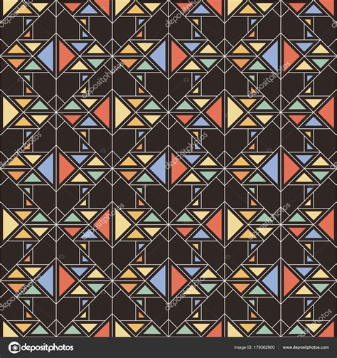 Seamless Geometric Triangle Pattern Stock Vector Image By ©drekhann 179362900