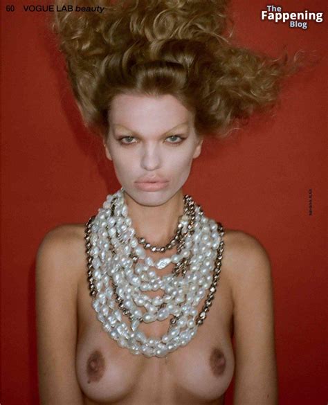 Daphne Groeneveld Nude Sexy Vogue Magazine April Issue