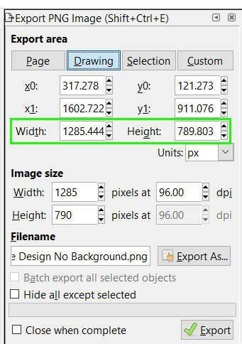 Export SVG To PNG In Inkscape Davies Media Design