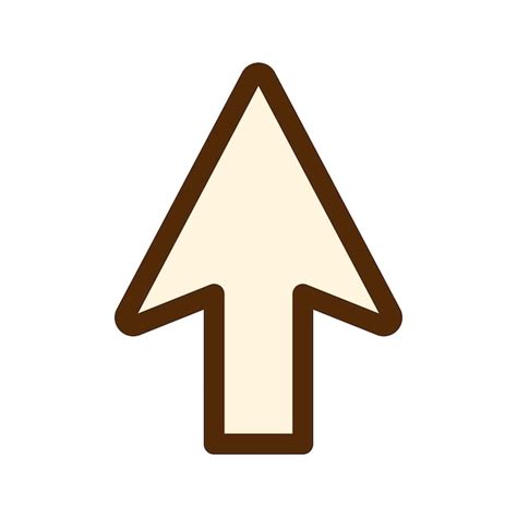 Premium Vector Vector Retro Arrow Icon Arrow Cursor In Flat Design