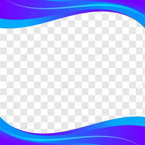 Blue Abstract Wavy Header Footer Vector Footer Headers Gradient Header Footer Letterhead Png