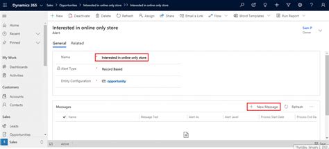 How To Create Alerts Or Reminders For Individual Records In Dynamics 365 CRM Microsoft