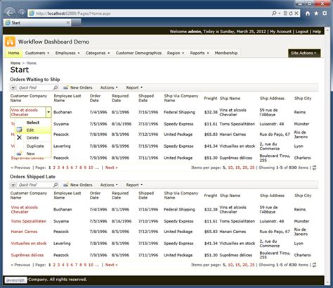 Code On Time Workflow Dashboard With Summary Task Views