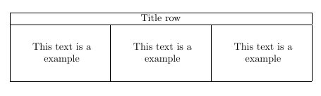 Tables How Set Different Rowsizes In Tabular TeX LaTeX Stack Exchange