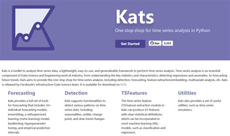 Kats：分析时间序列数据工具包，预测数据未来趋势 Ai生产力工具