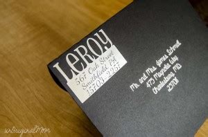 DIY Return Address Labels UnOriginal Mom