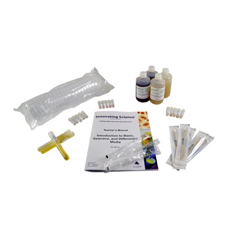 Introduction To Basic Selective And Differential Media Kits Microbiology Biology