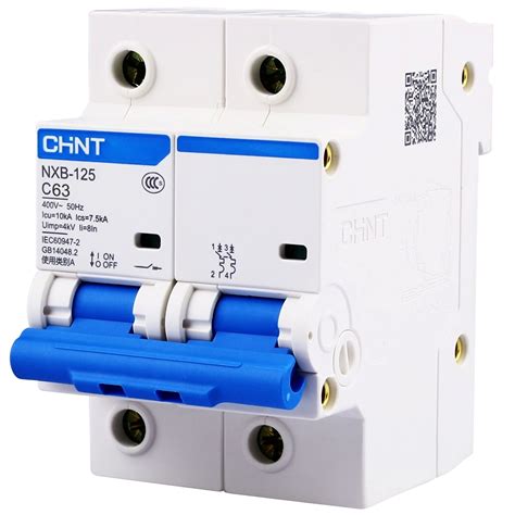 Cầu Dao Tự động Chint Nxb 125 2p C63 63a