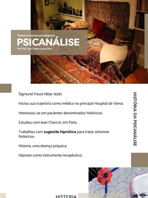 Slide A História E Os Fundamentos Da Psicanálise Pdf Histeria