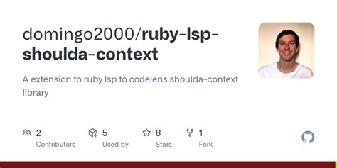 Github Domingo2000ruby Lsp Shoulda Context A Extension To Ruby Lsp