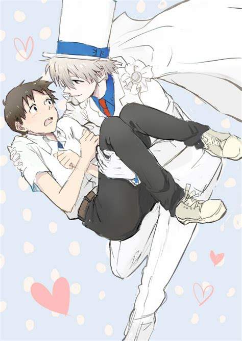 Kaworu And Shinji Kawoshin Kaworu X Shinji Fan Art Fanpop