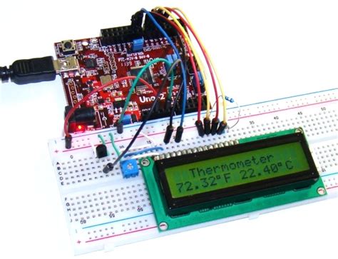 ChipKIT Project 1 Digital Thermometer Using An LM34 Sensor