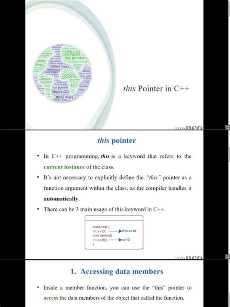 7 Cpp This Pointer Pdf