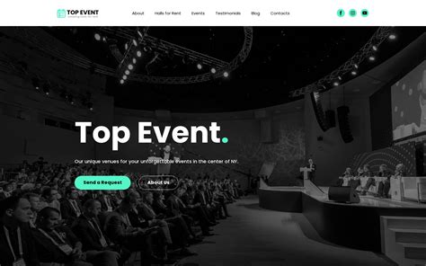 4 Free Event Manager Website Templates Weblium