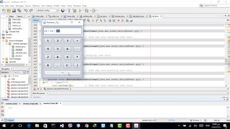 Simple Calculater In Java Youtube