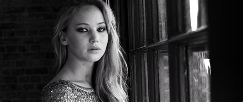 Jennifer Lawrence Wallpaper 4k 5k Monochrome American Actress
