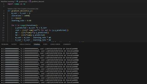 Drgviswanathan Drgviswanathanchallenge Day62 Gradientdescent Costfunction