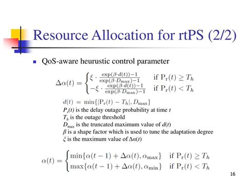 Ppt Adaptive Radio Resource Allocation In Hierarchical Qos Scheduling For Ieee 80216 Systems