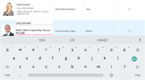 Edit Cells Mobile UI Controls DevExpress Documentation