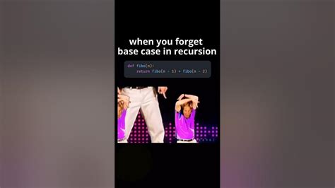 Recursion Without A Base Case Shortsfeed Programming