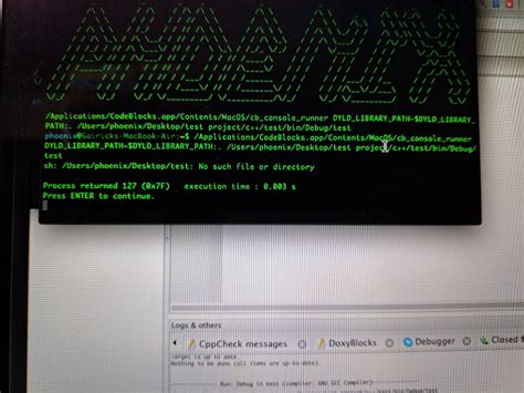 Macos Code Blocks Errors No Such File Or Directory During Compile