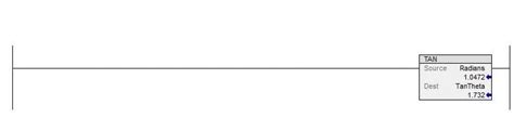 Understanding PLC Program Commands Trigonometry Instructions