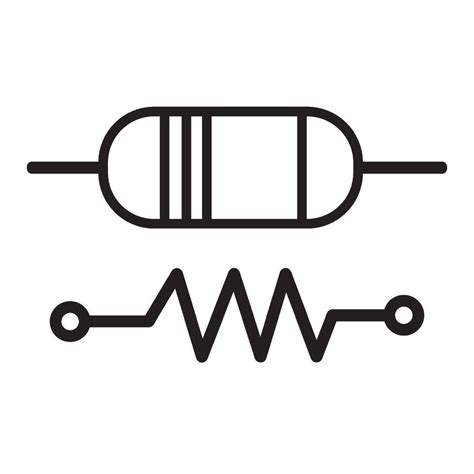 Electrical Resistor Icon Illustration Design 44776444 Vector Art At
