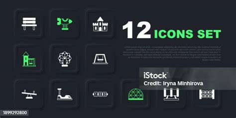 아이 놀이터 슬라이드 파이프 교육 논리 게임 관람차 놀이터 등반 장비 아이들을위한 스윙 범퍼카 비행기 및 아이콘을 설정합니다 벡터 0명에 대한 스톡 벡터 아트 및 기타