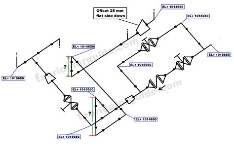 Pipe Plan Drawing View And Fittings Identify How To Find Direction