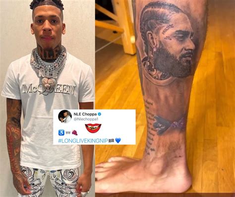 What Does Nipsey Hussle Face Tattoos Say