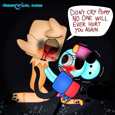 Comforting Goob X Poppy At By Francesca261108 On Deviantart