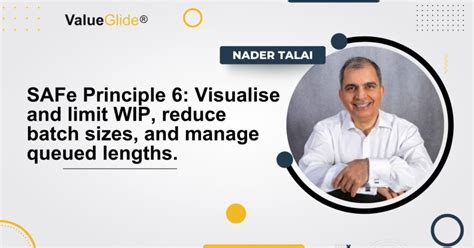 safe principle 6 visualise and limit wip reduce batch sizes and