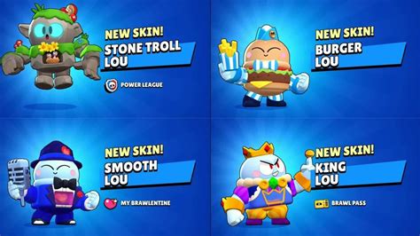 Todas Las Skins De Lou En Brawl Stars Todas Las Skins De Lou En Brawl Stars