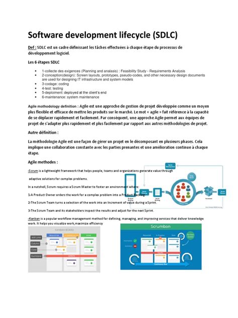 Resume Sdlc And Agile Methodology Pdf Scrum Software Development