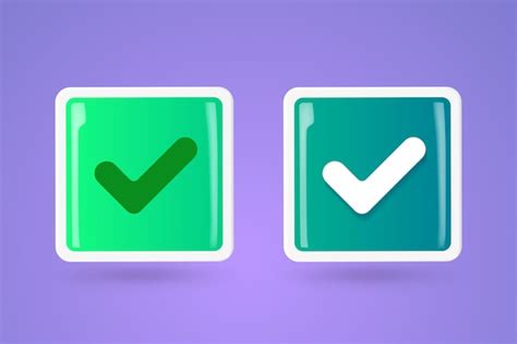 Premium Vector Check Mark Icon Vector Illustration Logo Template For