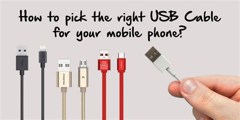 Omni Tech How To Pick The Right Usb Cable