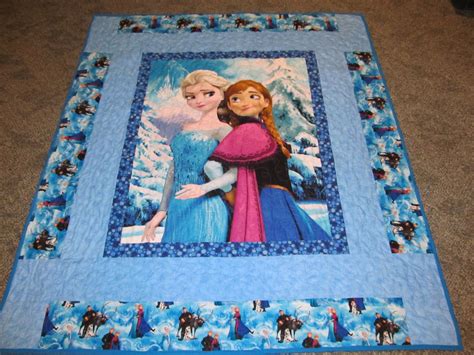 Frozen Sisters Quilt Elsa And Anna Disney Princess Bedding