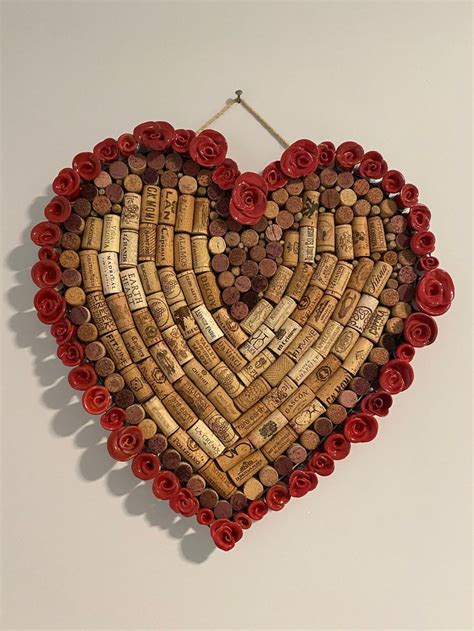 Recycled Wine Cork Wall Art Wine Lover Art Cellar Ideas Winery Art Hotel Decor Restaurant Art