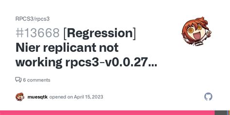 Regression Nier Replicant Not Working Rpcs3 V0027 14873 Ba29f0cc