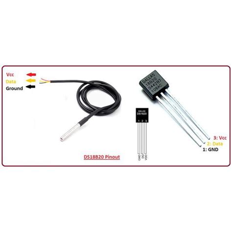 Jual Es Sensor Temperature Probe Stainless Steel Sensor Suhu Ds18b20 Jual Es Sensor Temperature Probe Stainless Steel Sensor Suhu Ds18b20