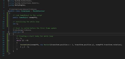 unity freezes with the while loop i had created unity engine unity discussions