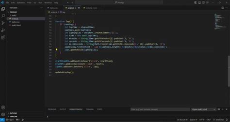 Developed Stopwatch Web Application Using Html Css And Javascript